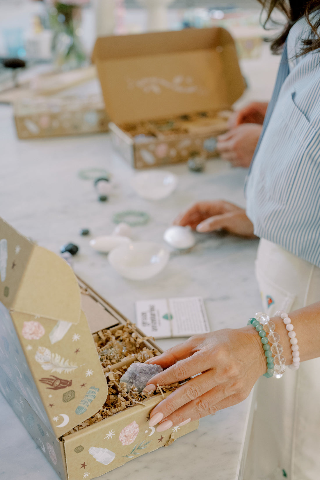 The Ultimate Crystal Starter Kit - Glow With The Flow – Moon & Stone