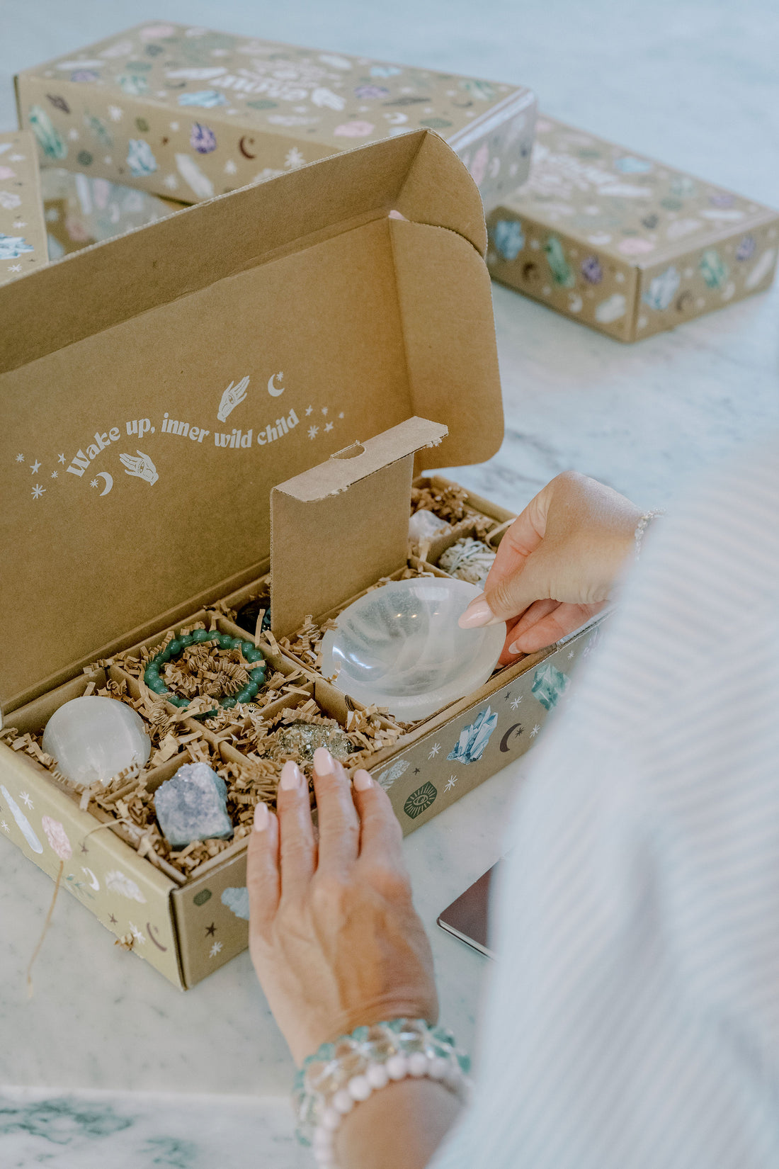 The Ultimate Crystal Starter Kit - Glow With The Flow – Moon & Stone