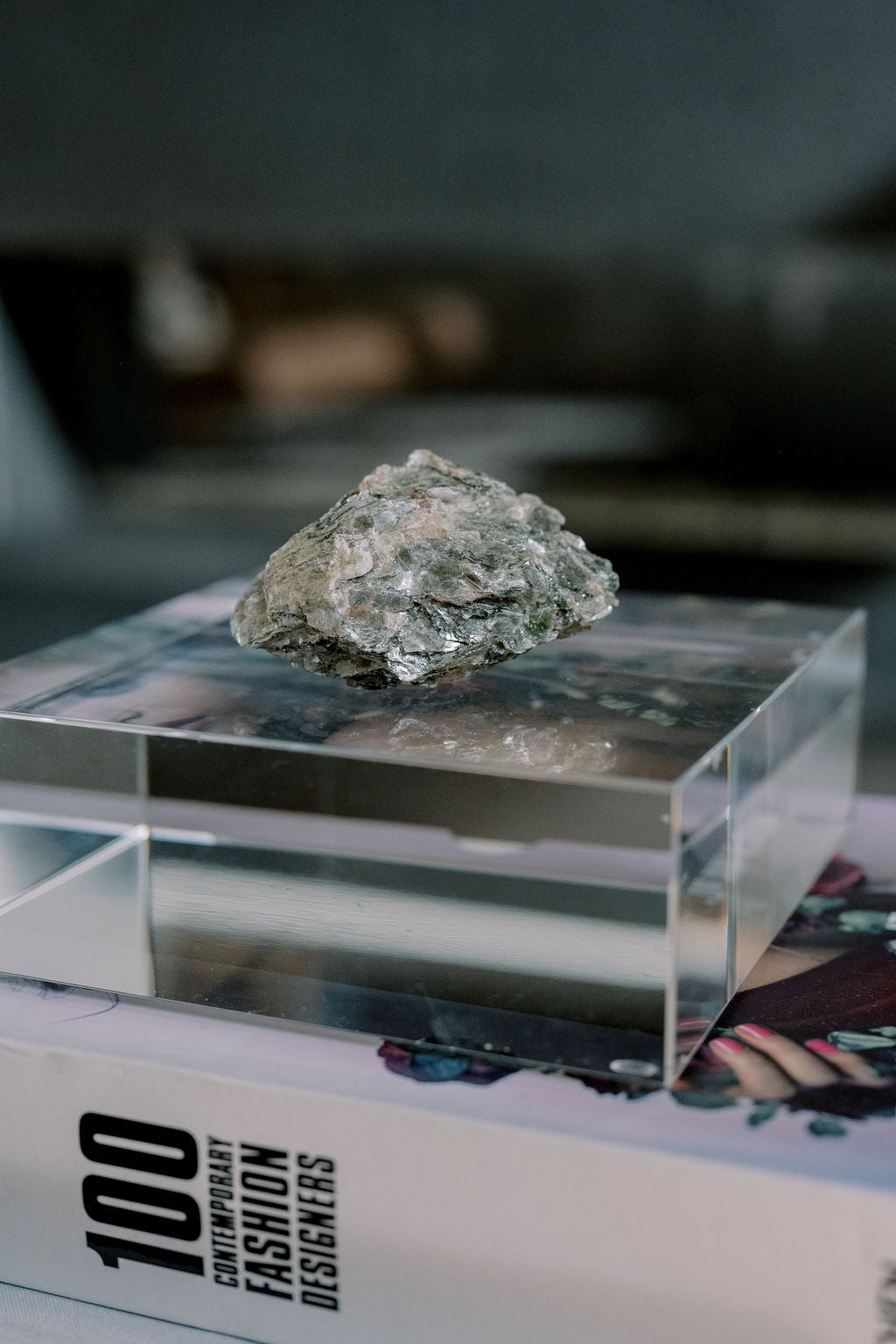 Star Mica 'Cosmic Mirror' Cluster – Moon & Stone