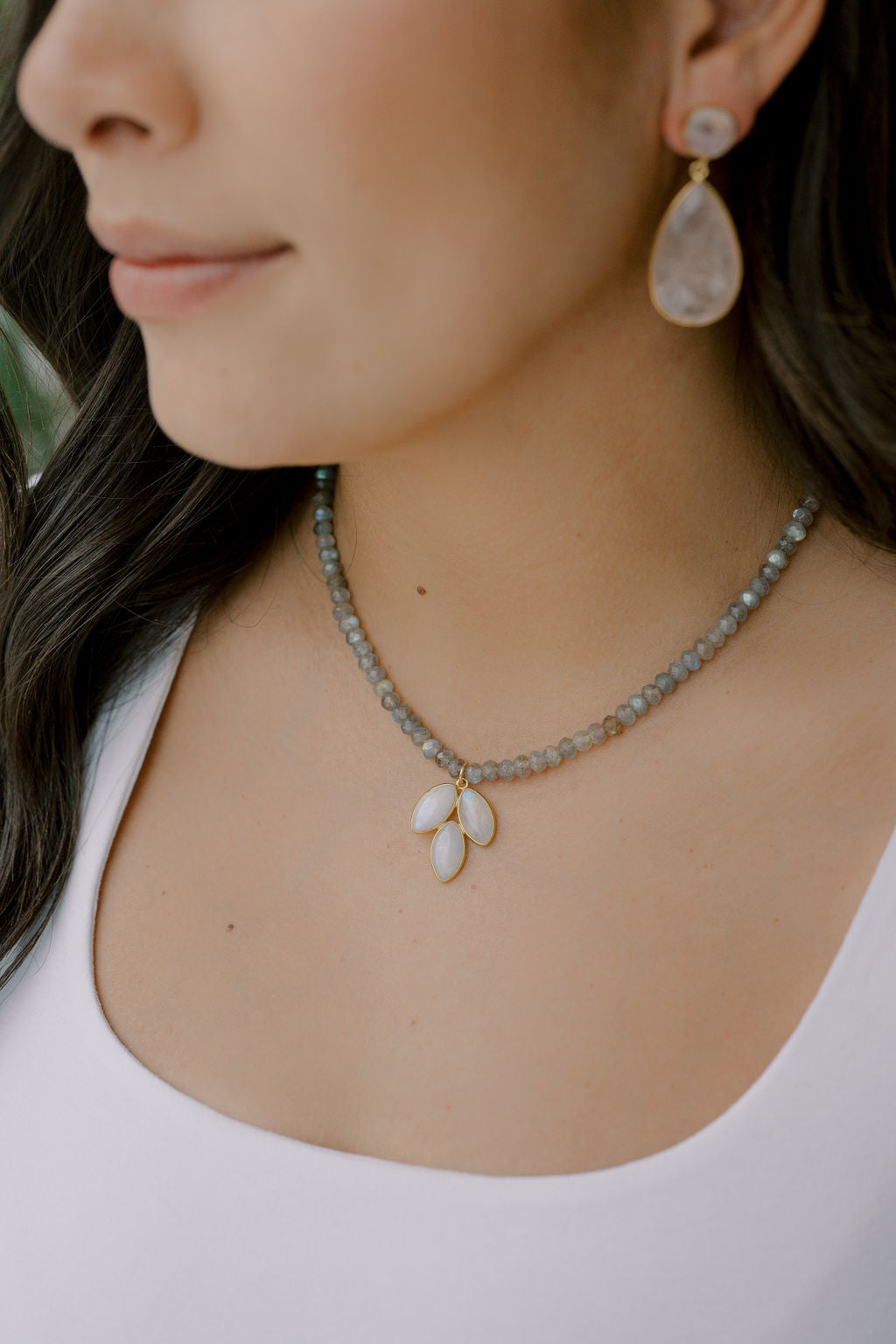 Labradorite 'Spiritual Start' Necklace – Moon & Stone